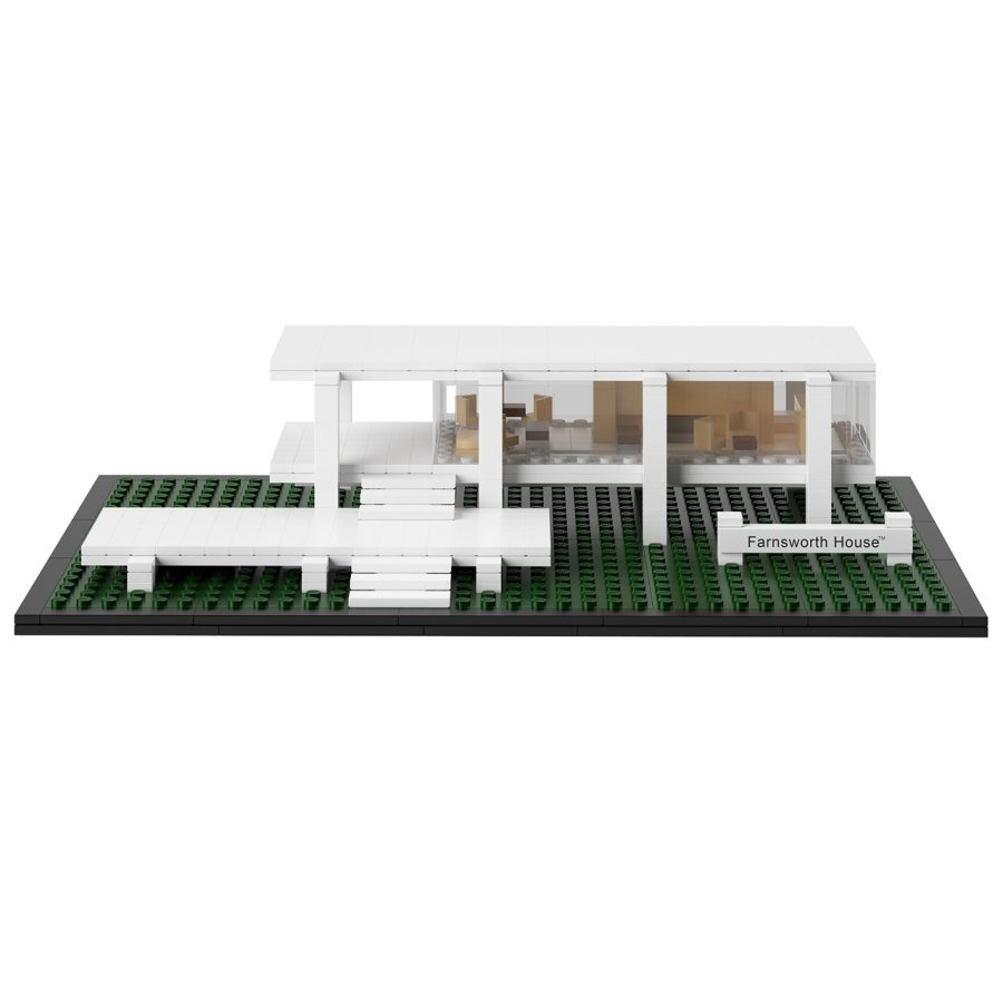 Farnsworth House by Lego - Dimensiva | Free 3d models of design