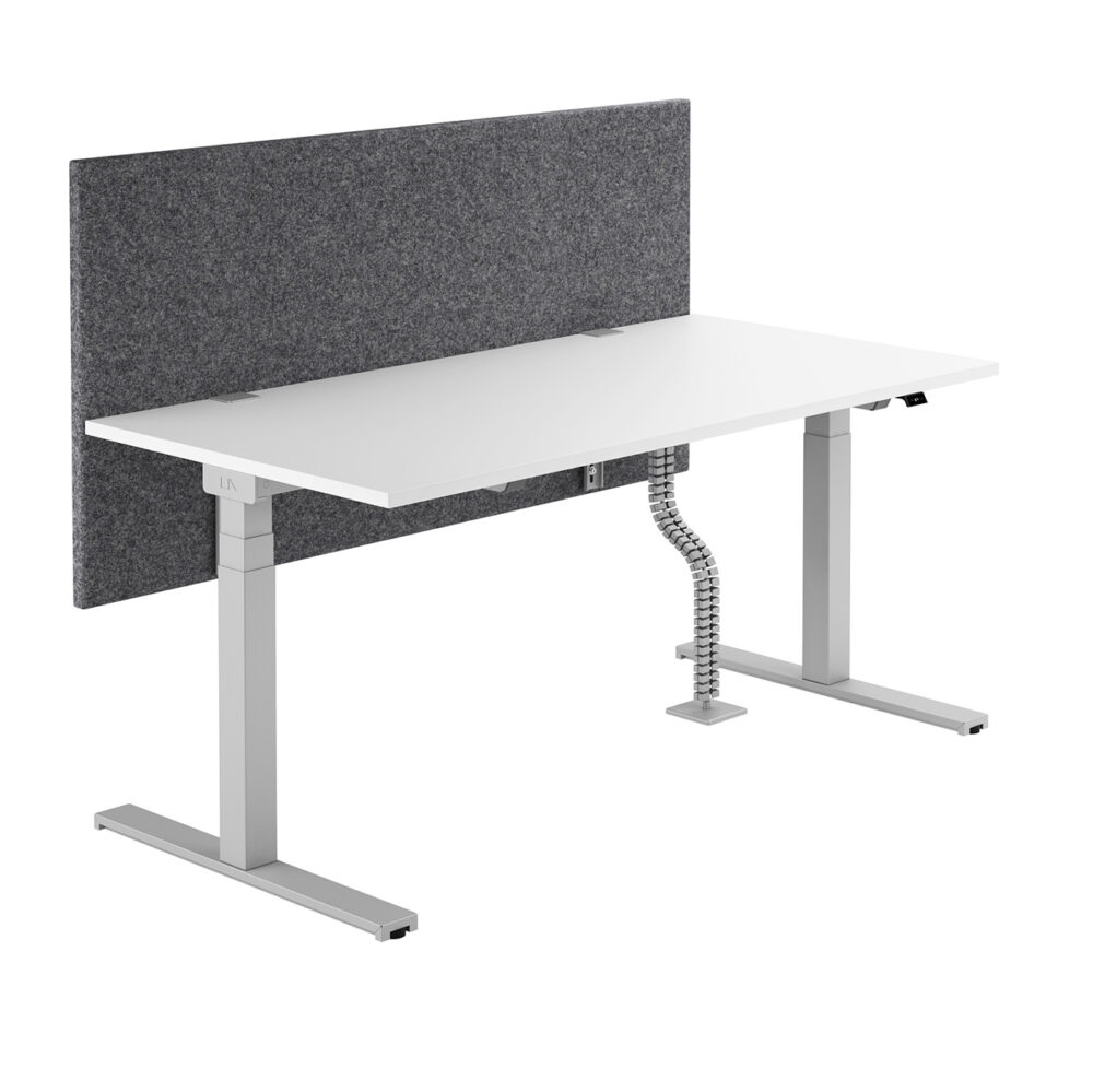 TALO.YOU Office Desk with Cable Chain by Konig+Neurath - Dimensiva