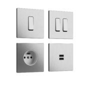 M Simple Switches and Sockets by Modelec - Dimensiva | 3d