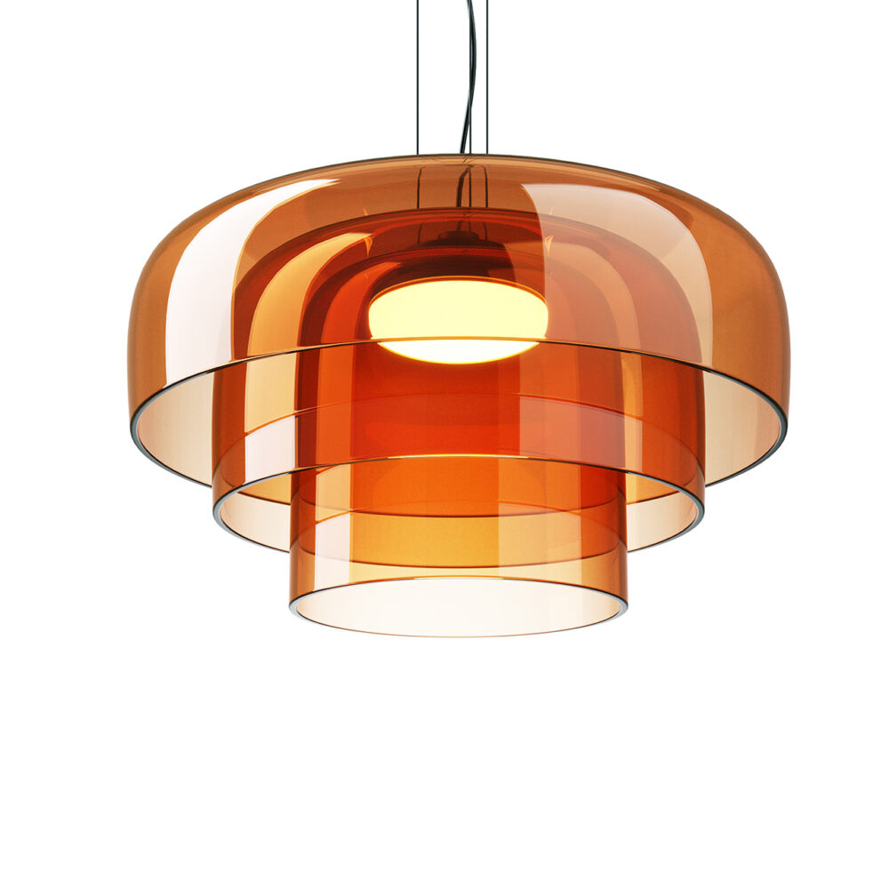 Levels Glass Pendant Lamp by Leds C4 - Dimensiva | 3d models