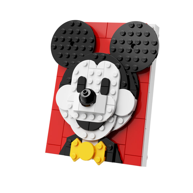 Mickey Mouse Portrait by Lego - Dimensiva | 3d models of great design