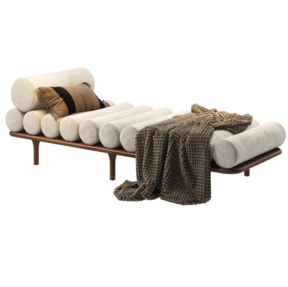 Five To Nine Day Bed OFIVC200 by Tacchini - Dimensiva | 3d model of design