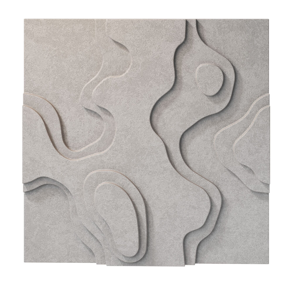 Earth Acoustic Wall Panel Artwork by okko - Dimensiva | 3d models of design