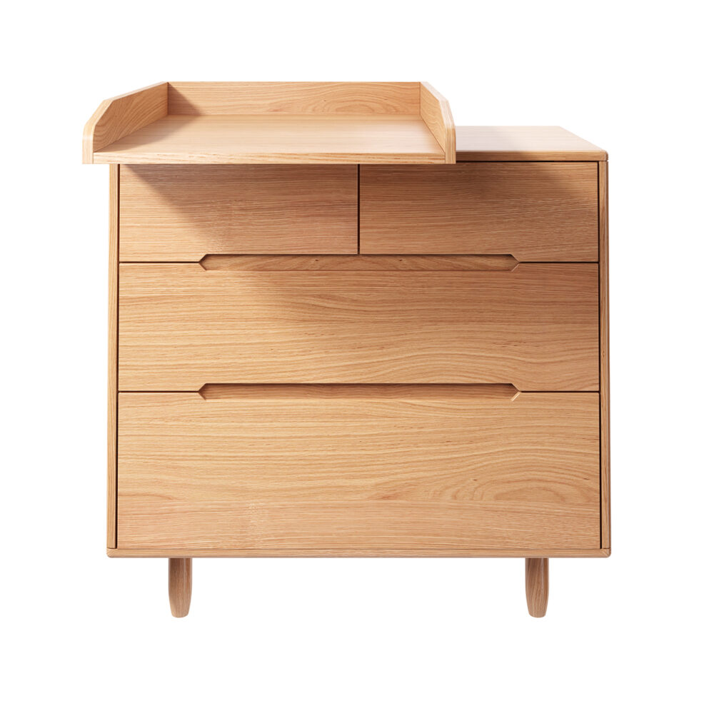 Pure Oak Wood Changing Table by Nobodinoz - Dimensiva | 3d designs models