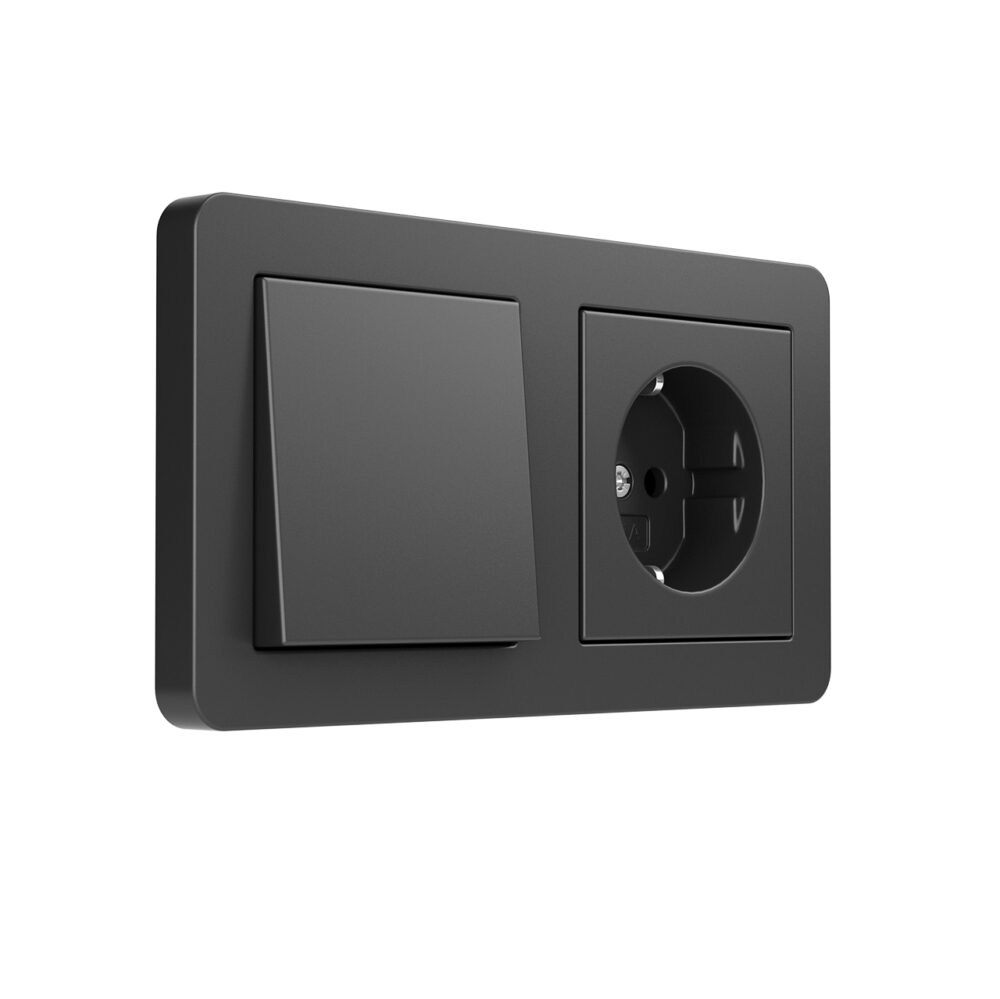 E1 Switches and Socket by Gira - Dimensiva | 3d models of great designs