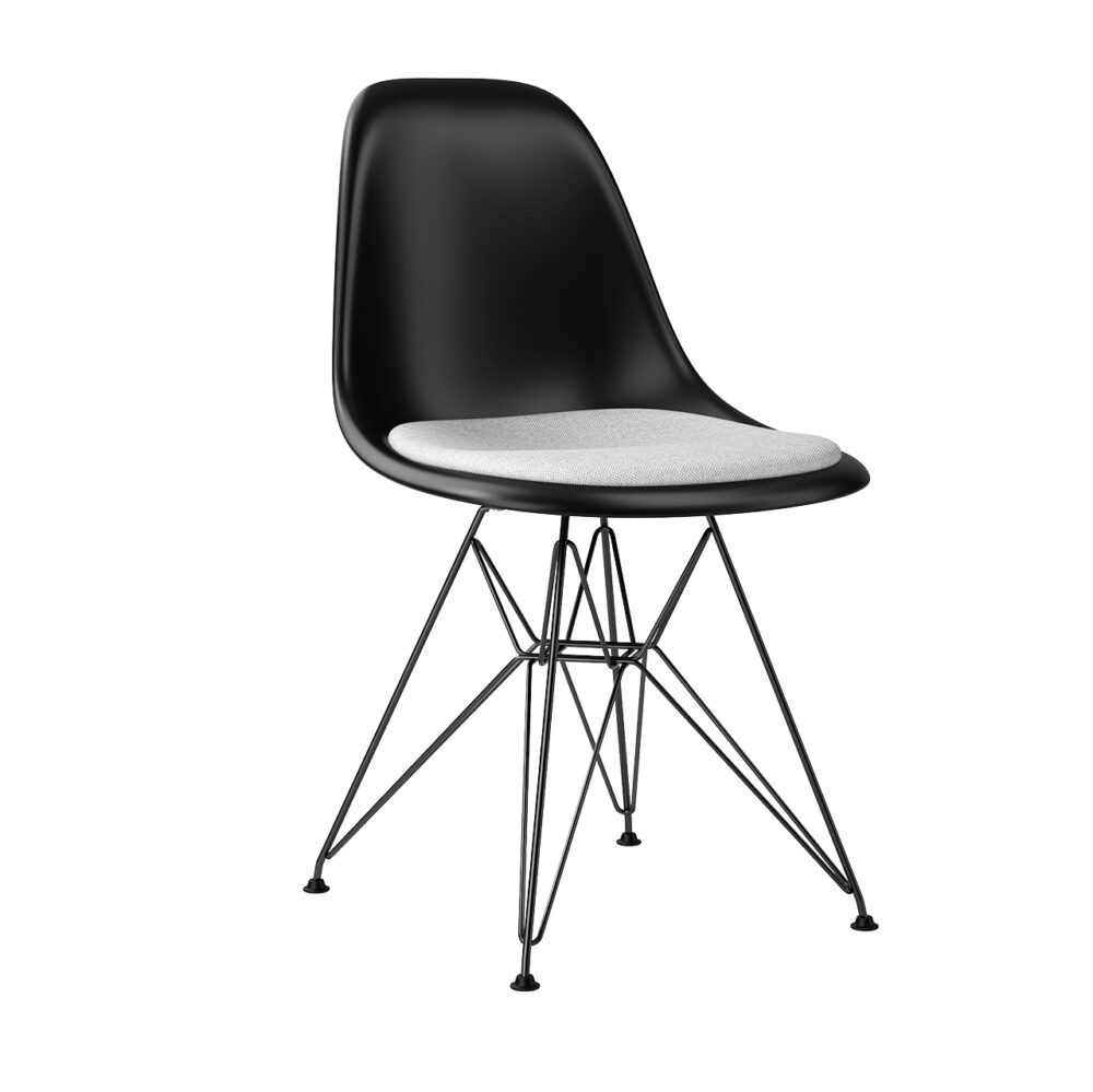 Eames Fiberglass Side Chair DSR Soft Seats by Vitra - Dimensiva | 3d models